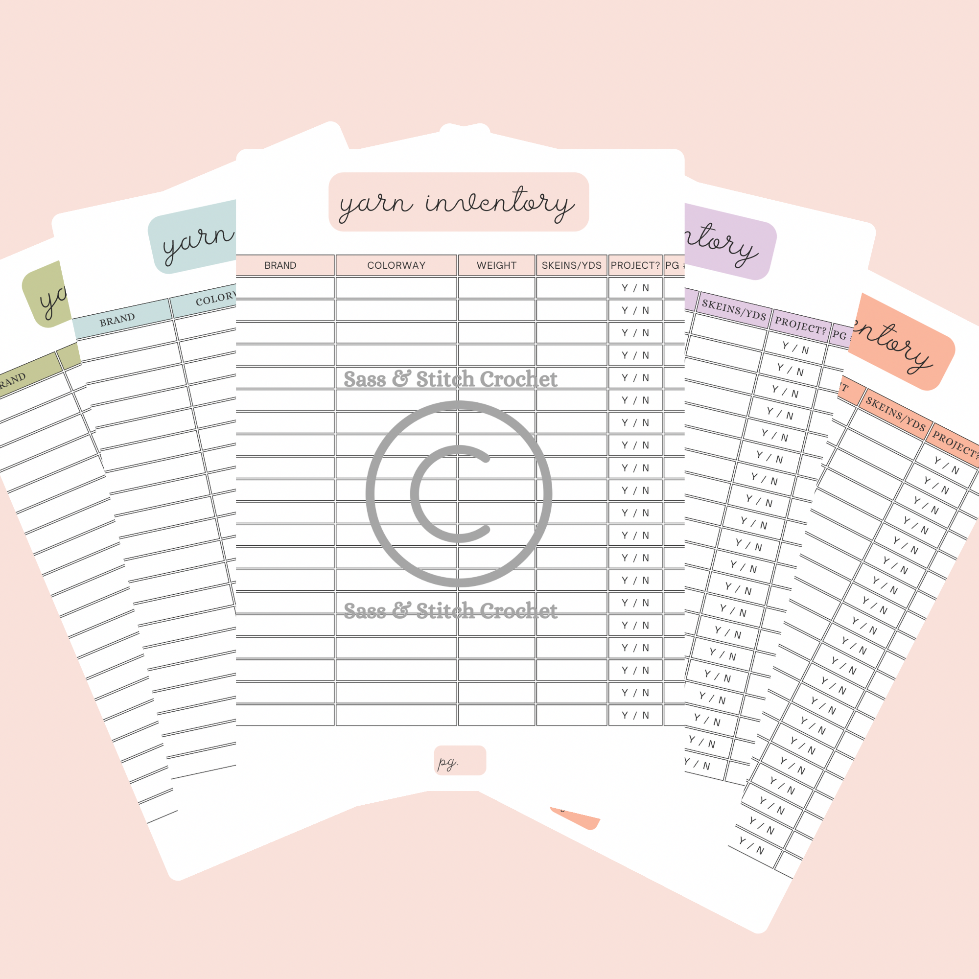 Yarn Inventory Sheet – FREE Download!